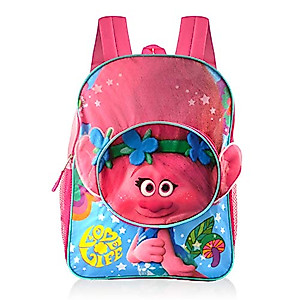 Trolls Backpack School Supplies Bundle ~ Trolls School Bag Set With 200+ Trolls Stickers Plus Coloring Sheets, And More! (Trolls School Supplies)
