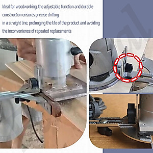 PR102 Palm Router Edge Guide Compatible with Bosch GKF125CE, PR10E & PR20EVS Palm Routers PR001 & PR101 Fixed Bases