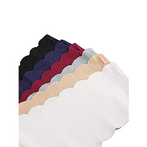 Floerns Women's Invisible Thong Pack Comfy Seamless Bikini Panties Underwear Multi-1 M