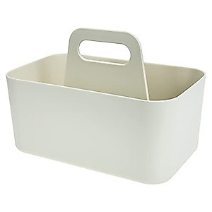 Cabilock Desktop Stand Shower Basket with Handle Shelf Storage Bins Protable for Bathroom Kitchen Cosmetics College Dorm Room Desktop Organizer