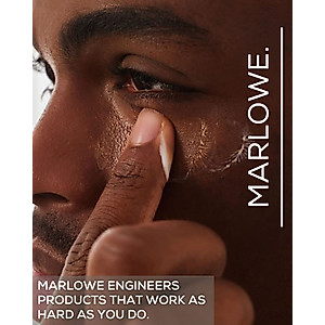 MARLOWE. No. 127 Mens Eye Cream with Vitamin C, Caffeine and Moisturizing Squalane for Puffiness, Wrinkles & Dark Circles, Targeted Under Eye Skin Care, 0.5 FL Oz
