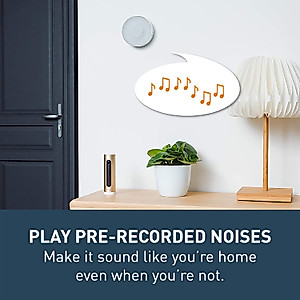 Netatmo Smart Indoor Siren | Wireless 110 Decibel Siren | Auto Arm & Disarm | Easy Installation Can Be Powered with Batteries Or Hard Wired | Model NIS01US