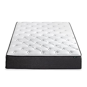 Zinus 10 Inch Comfort Essential Pocket Spring Hybrid Mattress/Pressure Relieving Support/CertiPUR-US Certified/Mattress-in-a-Box, Twin