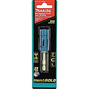 Makita B-35097 Impact Gold Ultra-Magnetic Torsion Insert Bit Holder