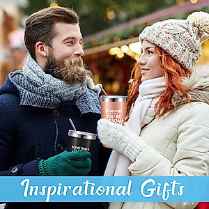 Sieral 8 Sets Employees Thank You Gifts Bulk 20 oz Inspirational Tumbler with Keychain Coworker Appreciation Gifts for Women Men Staff Friends Teacher Graduation Team Reward Gifts