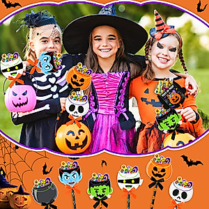 30 Pcs Halloween Treat Bags Boxes, Trick or Treat Halloween Candy Bags for Small Party Favors Toys Halloween Goodie Bags Bulk for Kids Classroom Prizes Treats Basket Stuffers Halloween Party Supplies