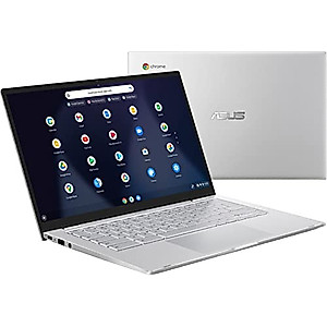 ASUS - 14" Chromebook - Intel Core M3-8100Y - 8GB Memory - 64GB eMMC - Backlit Keyboard - WiFi 6 - Silver