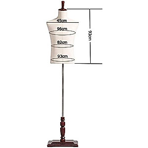Tailors Dummy Male Maniquins Torso with Adjustable Height |Dressmakers Dummy with Stable Base for Dress Form Display