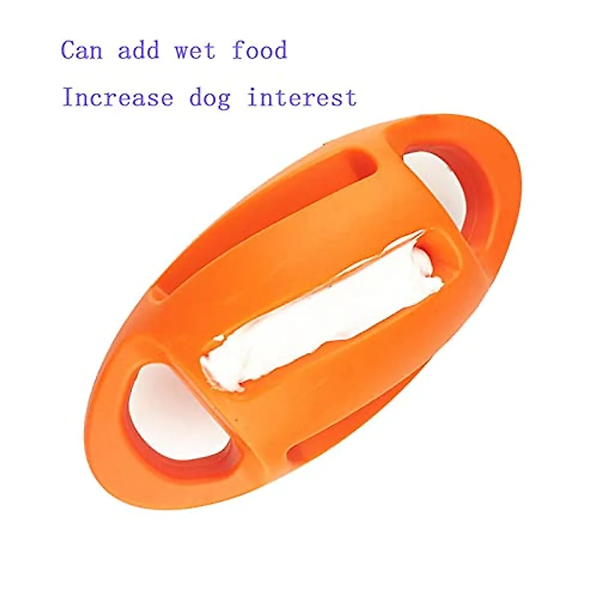 chenmgen Chewing Toys Interactive Training Dog Toy Toy Dog Dog Vocal Toys Bite Pub Blowing Rubber Toy Rugby Toy Roop,Orange