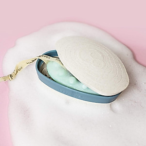 FOAMIE Travel Buddy - Shampoo Bar Travel Case with Removable Shelf - Water Tight, Sustainable Materials - Perfect for Travel, Camping and in the Shower