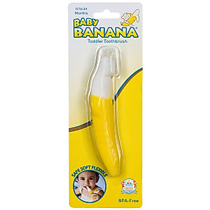 Baby Banana Bendable Training Toothbrush, Toddler