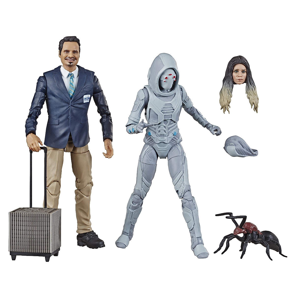 Marvel Legends Series Ant-Man & The Wasp 6"-Scale Movie-Inspired X-Con Luis Ghost Collectible Action Figure 2 Pack