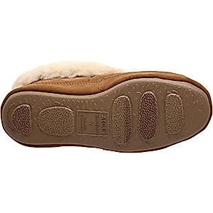 Acorn Shearling Bootie Slippers for Women - Genuine Sheepskin, Memory Foam, Non-Slip, Durable - House Slippers with Indoor/Outdoor Sole