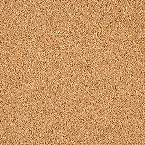 VISUAL CORK Normal Thin Cork Fabric by The Yard Eco-Friendly Faux Leather Upholstery Fabric 17inch× 362inch (43cm× 920cm) Wallpapers Craft Materials