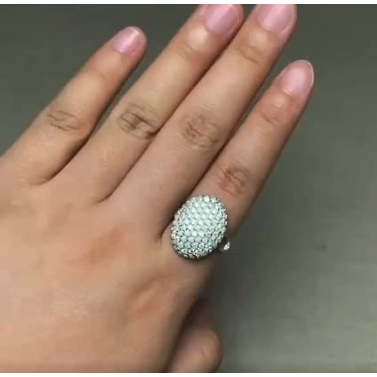 925 Sterling Silver Bella Swan's Wedding Ring ~ inlaid CZ/Moissanite diamonds ~ Twilight Bella Swan's Micro Pavé engagement ring ~ With Heart Shape Metal Box ✬✬✬By Fantasy World✬✬✬, Metal, Moissanite