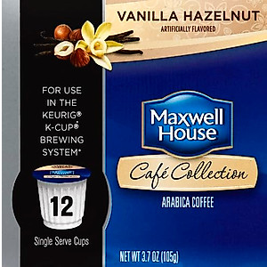 Maxwell House Vanilla Hazelnut Medium Roast K-Cup Coffee Pods (12 Count)