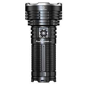 Fenix LR40R V2.0 15,000 Lumen Super Bright Flashlight, USB-C Fast Charging Rechargeable Long Throw Searchlight with Floodlight and Spotlight and Lumentac Organizer