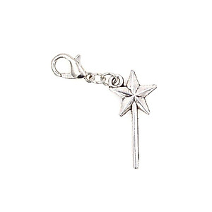 It's All About...You! Fairy Wand Clip on Charm Perfect for Necklaces and Bracelets 97O