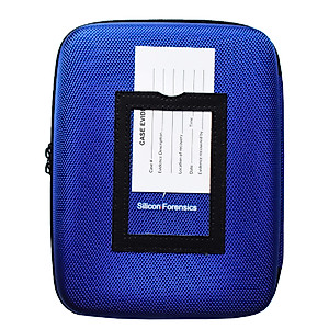 SiForce Portable 3.5 inch Internal Hard Drive Shockproof Case, SiForce Hard Drive Transporter Classic Hard Drive Storage Case