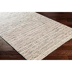 Mark&Day Area Rugs, 8x10 Marie Global Gray Area Rug, Beige Grey Black Carpet for Living Room, Bedroom or Kitchen (8' x 10')