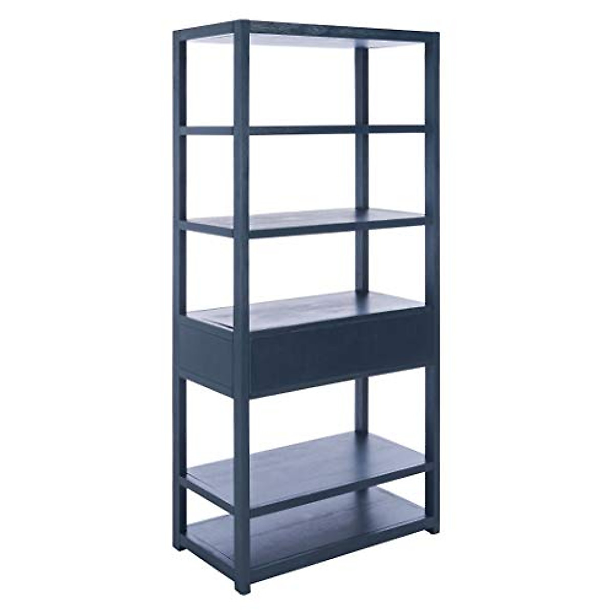 Safavieh Home Collection Johni Navy and Gold 5-Shelf Storage Etagere