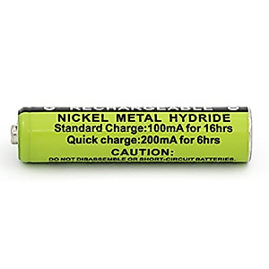 BatteryDealz 1.2V NiMH AAA Rechargeable Batteries Compatible with Panasonic Cordless Telephones (8-Pack)