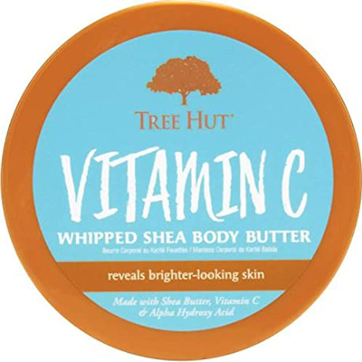 Tree Hut Vitamin C Shea Sugar Scrub And Body Lotion Set! Formulated With Certified Shea Butter, Vitamin C and Alpha Hydroxy Acid! That Leaves Skin Feeling Soft & Smooth! (Vitamin C Set),2 Piece Set