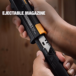 ToughBuilt Utility Knife + 2 Blade Mags, (TB-H4S2-03)