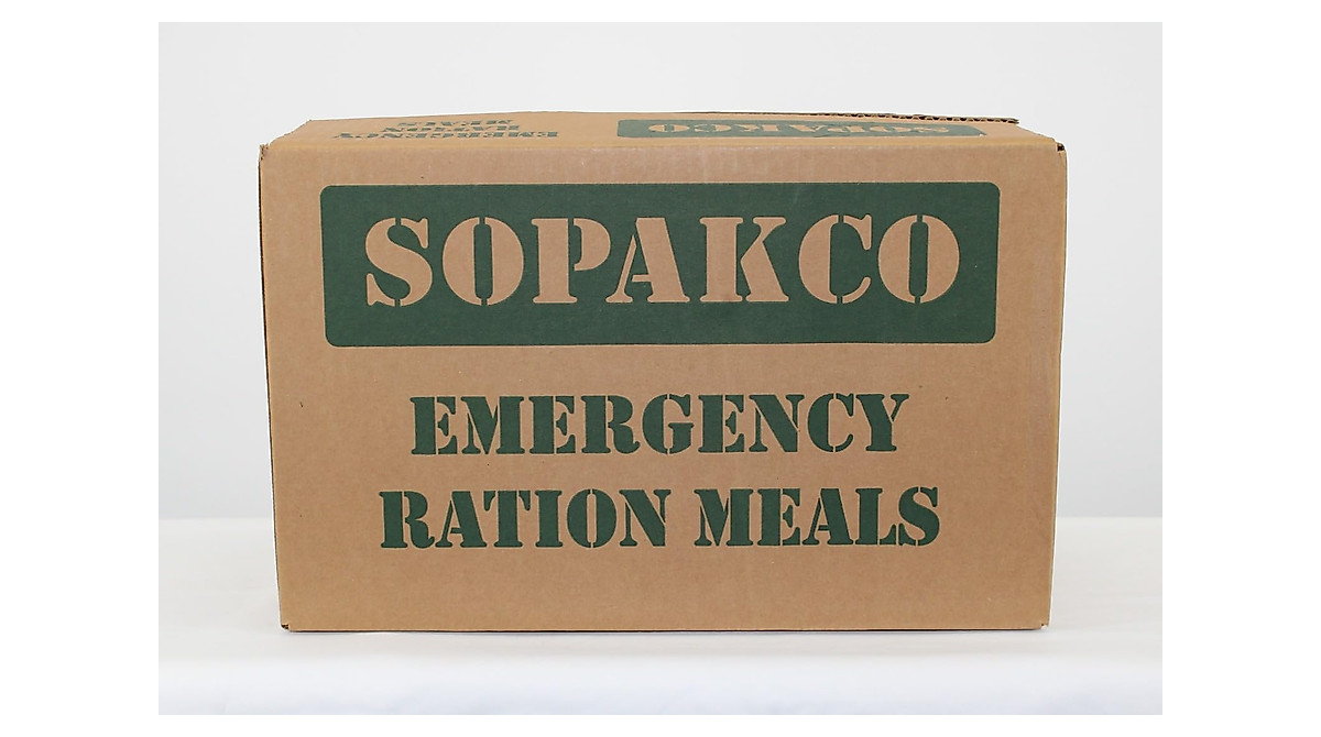 SOPAKCO MREs - Reduced Sodium Military Food Rations 16 Meals Ready To Eat