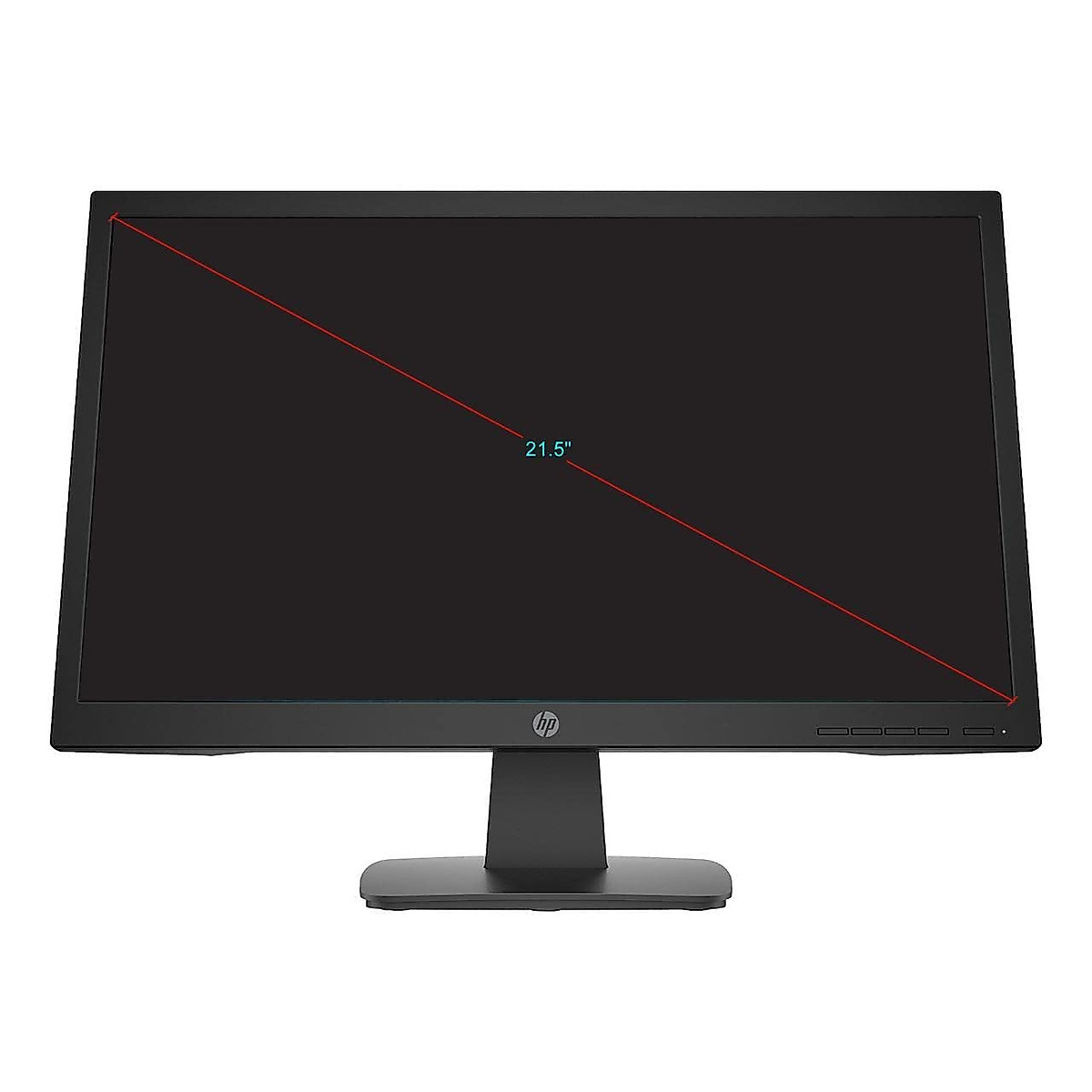 HP P22v G4 21.5" Full HD LED LCD Monitor - 16:9 - Black - 22" Class - Twisted nematic (TN) - 1920 x 1080-250 Nit Typical - 5 ms On/Off - 60 Hz Refresh Rate - HDMI - VGA