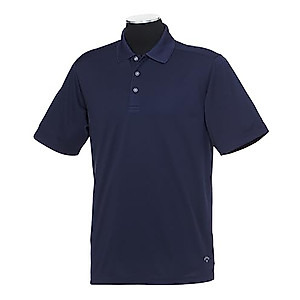 Callaway Men's Short Sleeve Core Performance Golf Polo Shirt with Sun Protection (Size Small-4X Big & Tall), Peacoat, 3X-Large