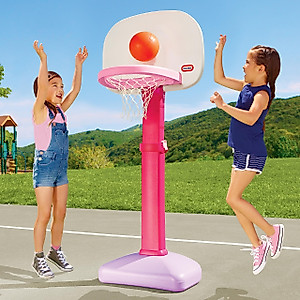 Little Tikes Easy Score Basketball Set, Pink- Amazon Exclusive 22.00 L x 23.75 W x 61.00 H Inches