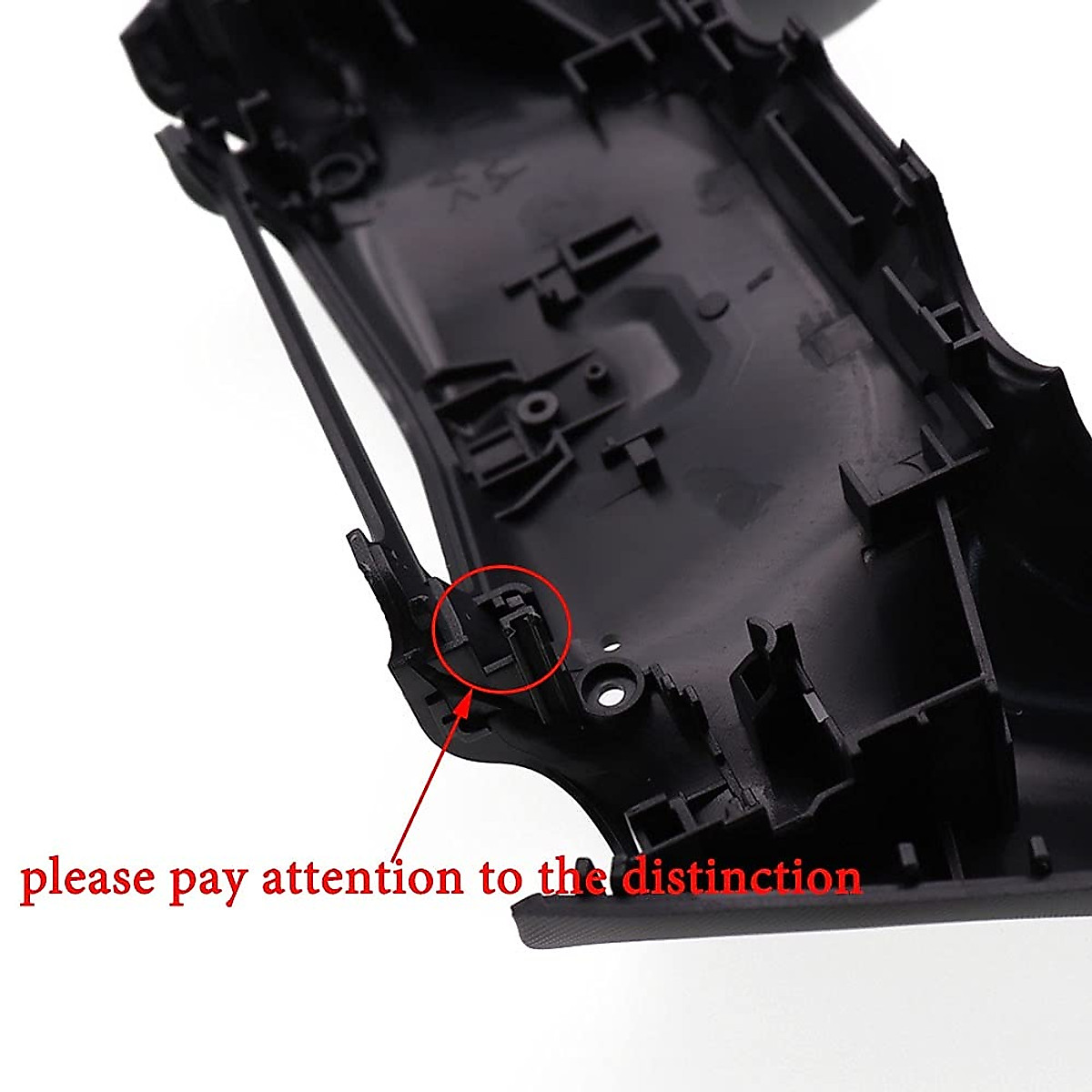 DIY Housing Shell Case for PS4 Pro 5.0 Controller Replacement Parts JDM-055 JDM-050 (Steel Black)