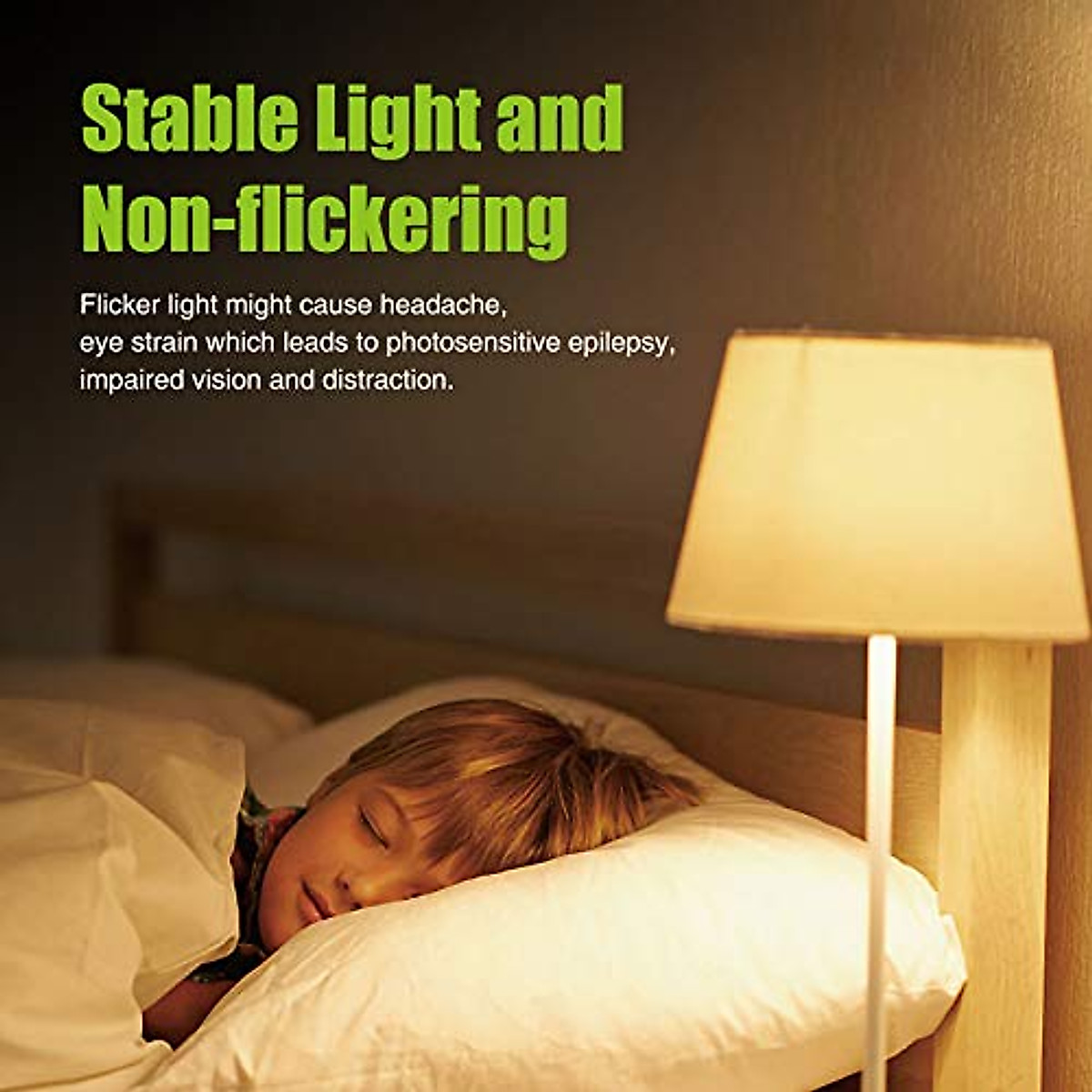 Neporal Amber Light Bulbs, 9W 60W Equivalent A19 Soft Light Bulbs, Blue Light Blocking Warm Light Bulbs, 1800K Amber Night Light Bulbs, Dim Light Bulbs for Healthy Sleep and Baby Nursery Light (1)