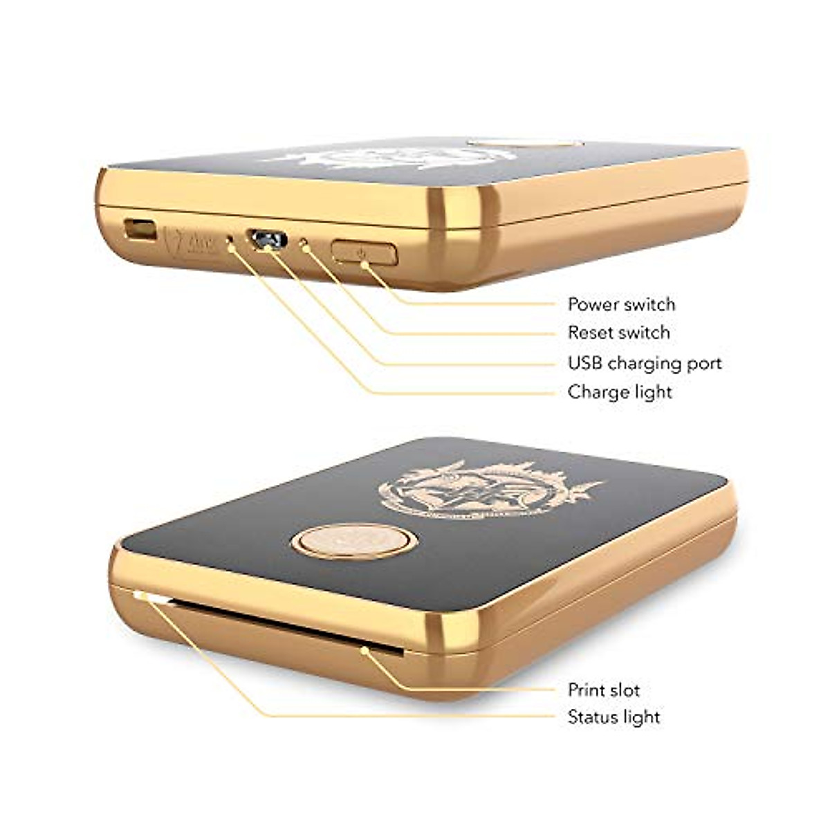 Harry Potter Magic Photo and Video Printer for iPhone and Android. Your Photos Come to Life Like Magic! - Black