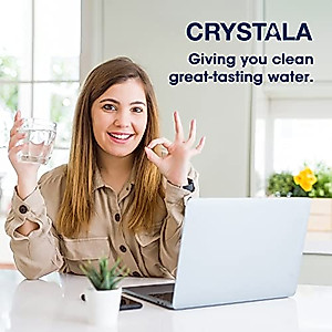 Crystala Filters XWF Water Filter, Compatible with GE XWF Refrigerator Water Filter, 3 Pack