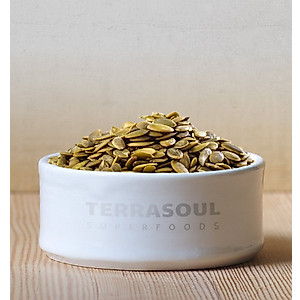 Terrasoul Superfoods Organic Pumpkin Seeds, 2 Lbs - Premium Quality, Shelled, Raw, Unsalted