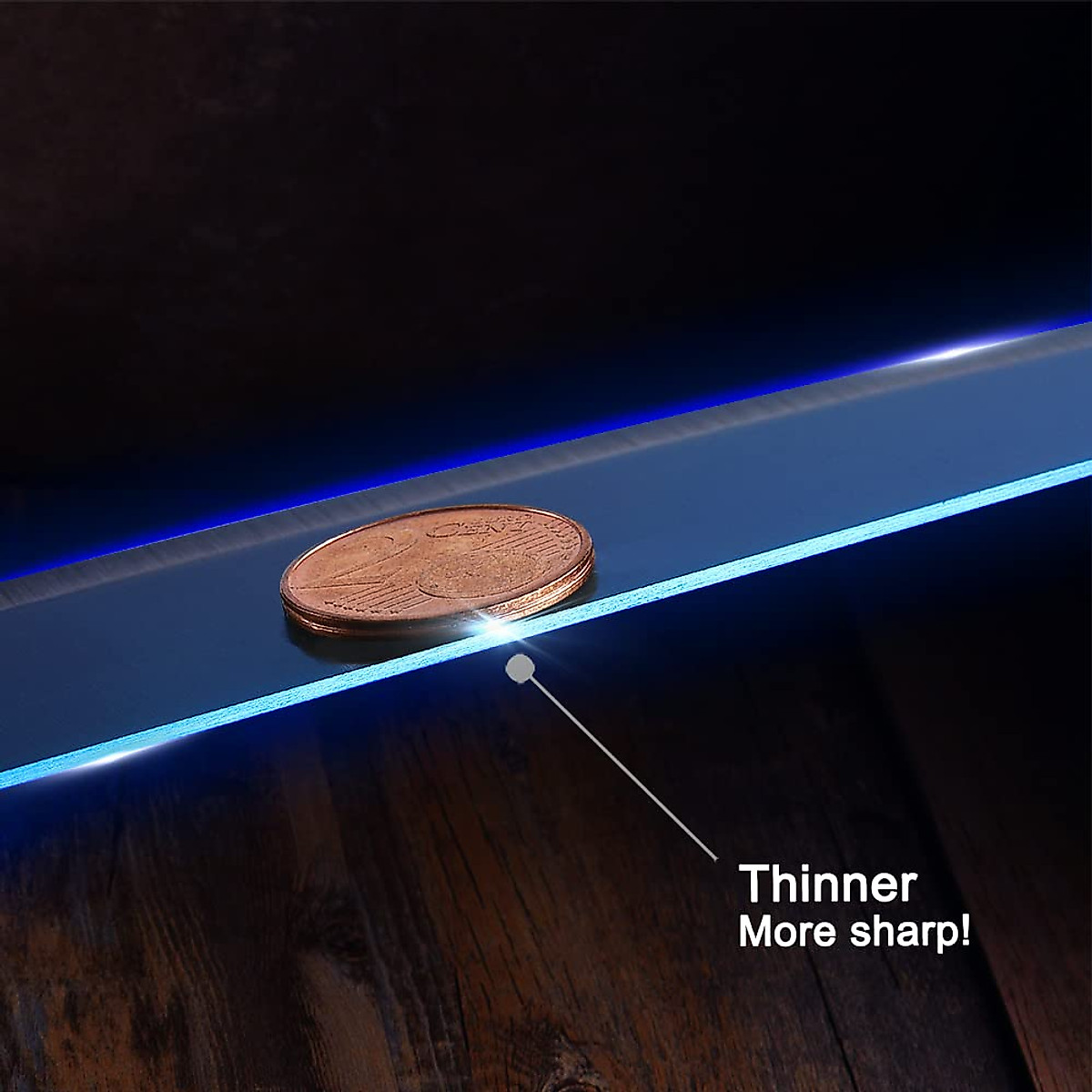 7 piece Kitchen Knife Sets Dishwasher Safe, Knife Block Stainless Steel with Knives, Professional Knife Set for Kitchen with Sharpener