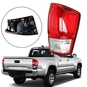 Passenger Right Side Rear Tail Light Brake Lamp Assembly Replacement for 2016 2017 Toyota Tacoma SR SR5 81550-04170