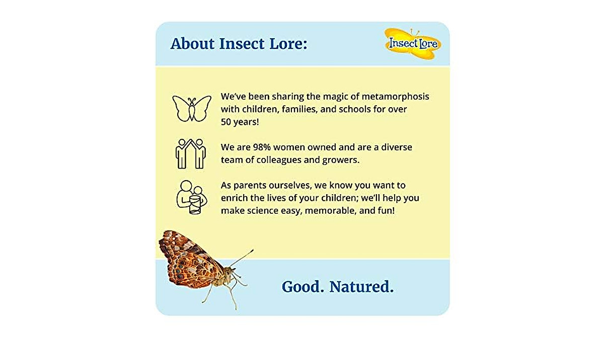 Insect Lore Butterfly Pavilion Kit for STEM & Life Science Education