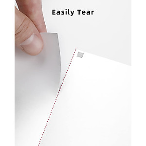 Phomemo Portable Printer Wireless for Travel & US Letter Folding Thermal Paper Size 8.5" x 11",100 Sheets, Inkless Thermal Compact Printer, Compatible with Android and iOS Phone & Laptop