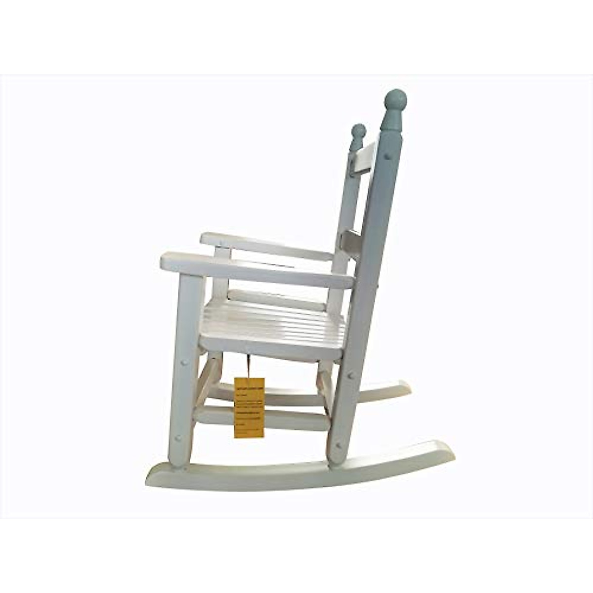 Rockingrocker - K081WT Durable White Child’s Wooden Rocking Chair/Porch Rocker - Indoor or Outdoor - Suitable for 3-7 Years Old