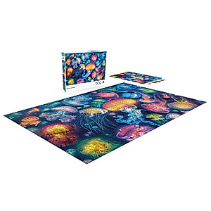 Buffalo Games - Eduard - Jellyfish Fantasy - 1500 Piece Jigsaw Puzzle for Adults Challenging Puzzle Perfect for Game Nights - Finished Puzzle Size is 38.50 x 26.50