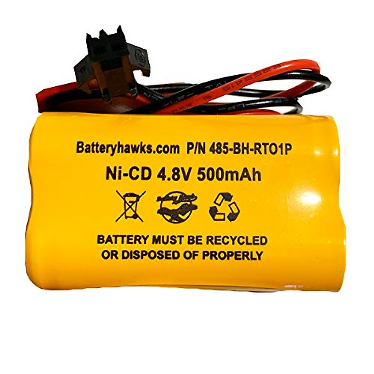 NI-CD 4.8V 500MAH CORUN NI-CD AA500 AA 500 Exit Sign Emergency Light Batteryhawk, LLC