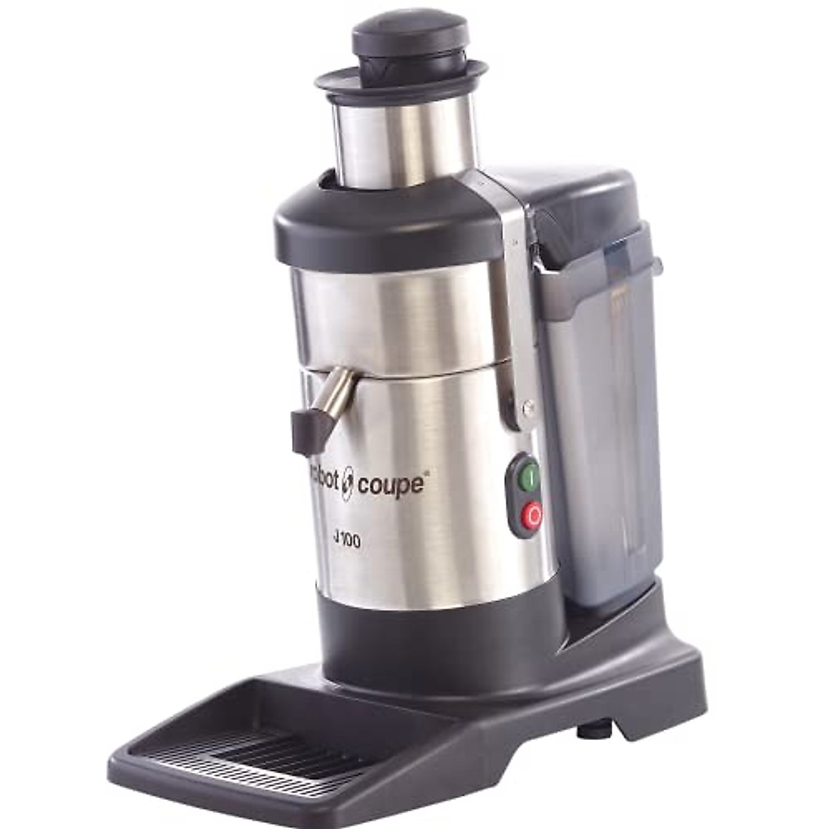 Robot Coupe J100 Centrifugal Juicer and Juice Extractor with 7.5-Quart Waste Container and Continuous Pulp Extraction, 120v (J100 Ultra)