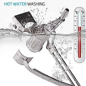 Rotary Cheese Grater - LOVKITCHEN Vegetable Stainless Steel Cheese Grater Shredder Cutter Grinder with 3 Drum Blades (Silver)