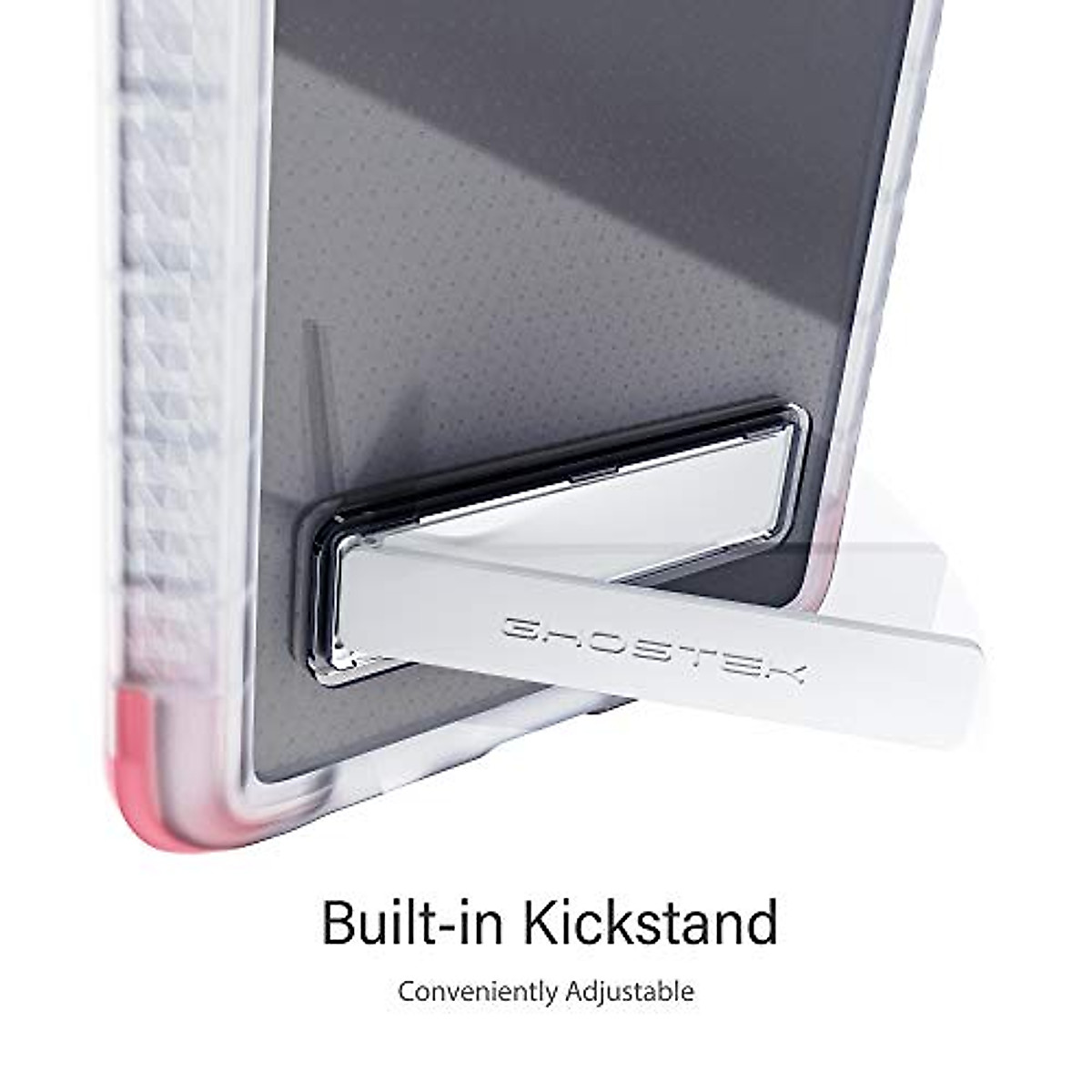 Ghostek Covert Galaxy A51 5G Clear Case with Stand Super Slim Fit Shockproof Design Scratch Resistant Back and Anti Slip Hand Grip Wireless Charging Compatible 2020 Galaxy A51 5G (6.5 Inch) - (Clear)