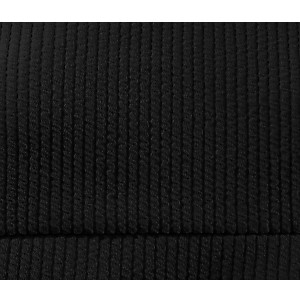 Lilosy High Waisted Tummy Control Bikini Ribbed Sporty Brazilian Swimsuit Set Women Highwaisted Cheeky Cut Leg Rise Bottom Crop Push Up Top 2 Piece Bathing Suit Black Medium