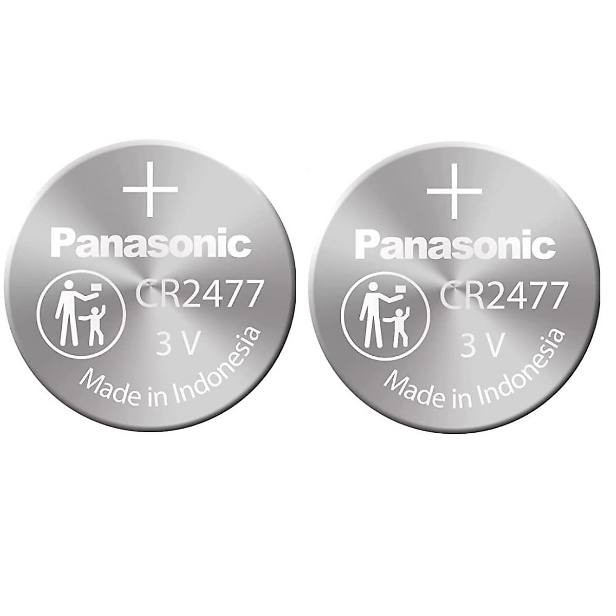Panasonic CR2477 3V Lithium Cell Battery (Pack of 2)