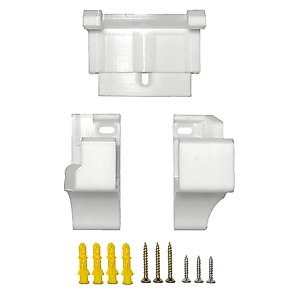 MODJUEGO Enhancement Wall Mount for PS4 PlayStation 4 Controller Game Pad Dock Gamepad Stand with Expansion/Self-Tapping Sc (White) (Slim, White)